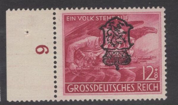 Graz Soecknick 27 var inverted overprint **but gum disturbed spot F/VF ...
